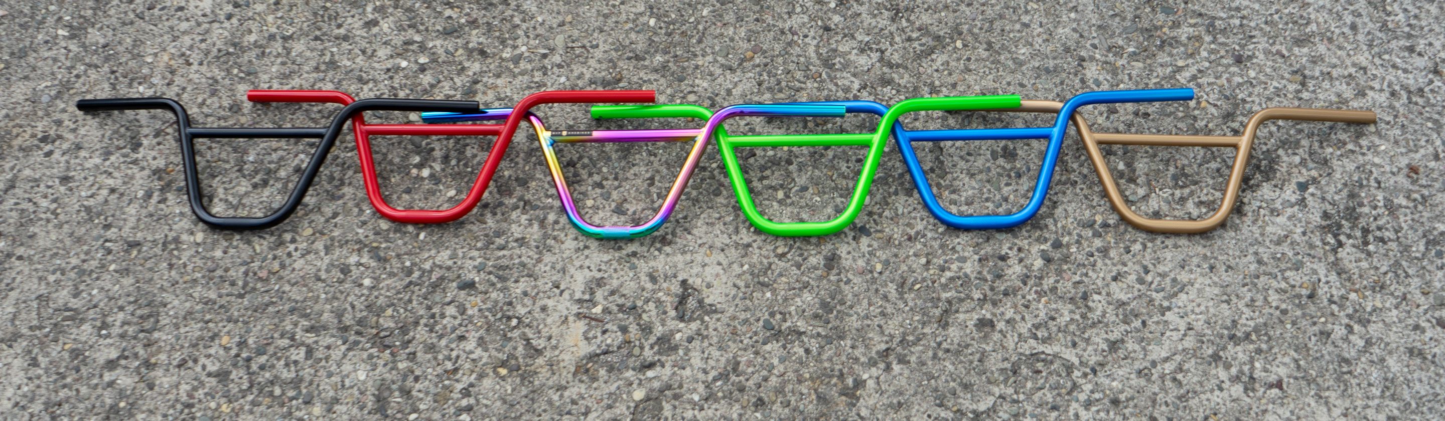 BMX Handlebars – Freestyle & Colorful Designs in All Sizes