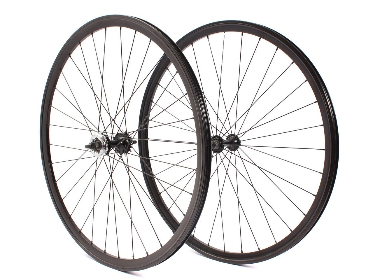 Fixie Wheel Sets – High-Quality in Black & Silver